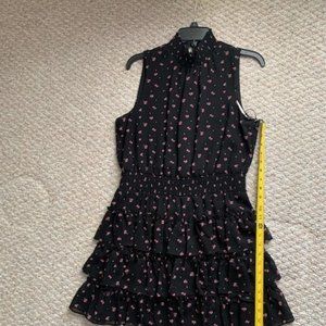 1. State | Dresses | State Smocked Neck Black Mini Dress Large | Poshmark